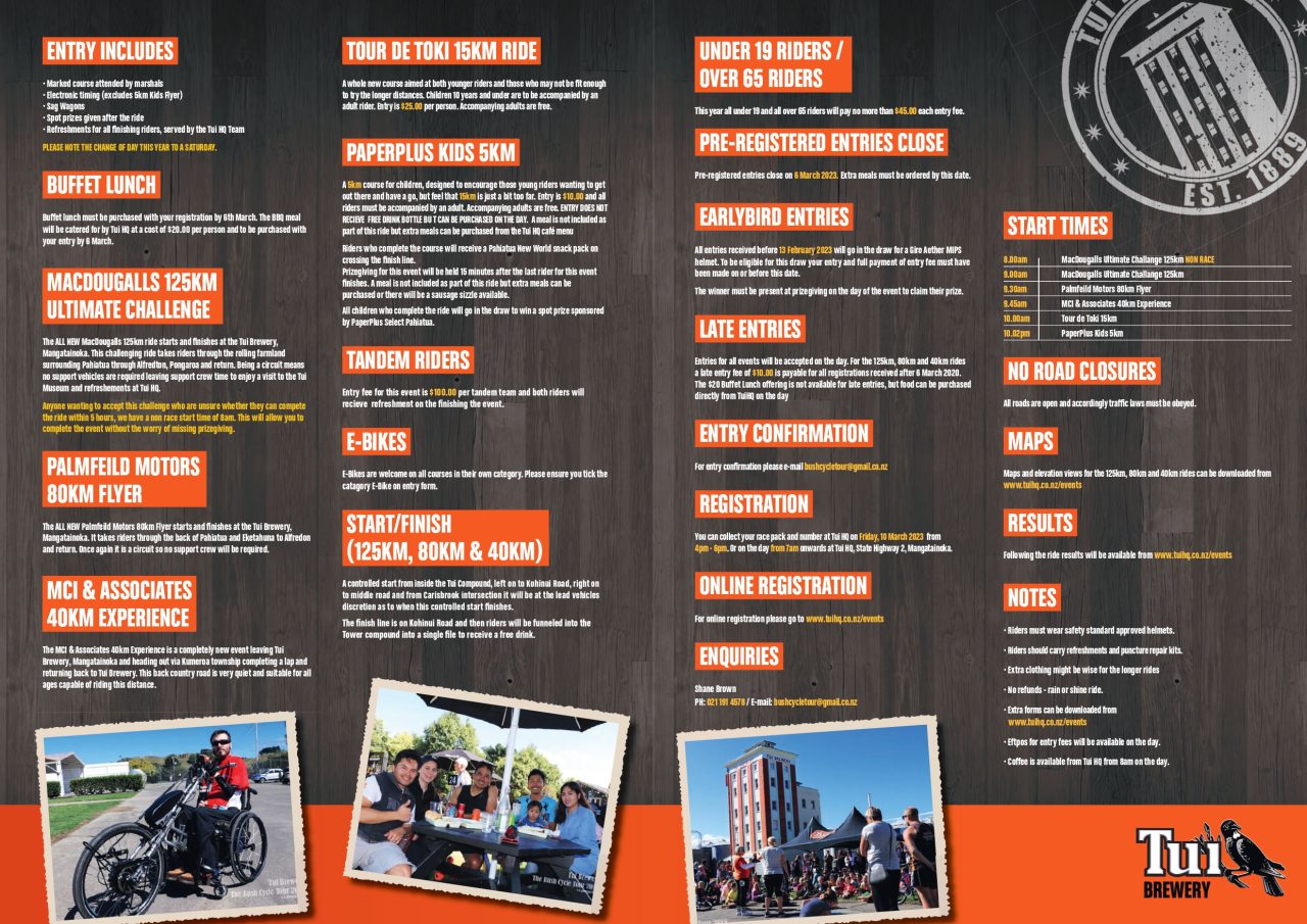 Laskey’s Bush Cycle Tour 2023 | BikeManawatu